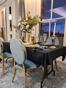 Silver O Back Chair White - Optimum Event Hire