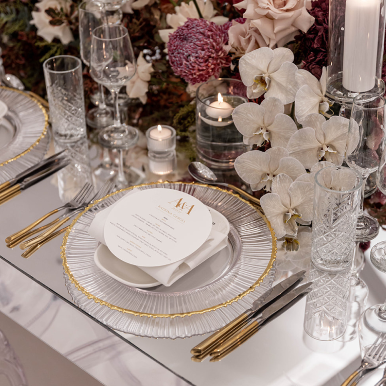 Gold Jagged Charger Plate - Optimum Event Hire