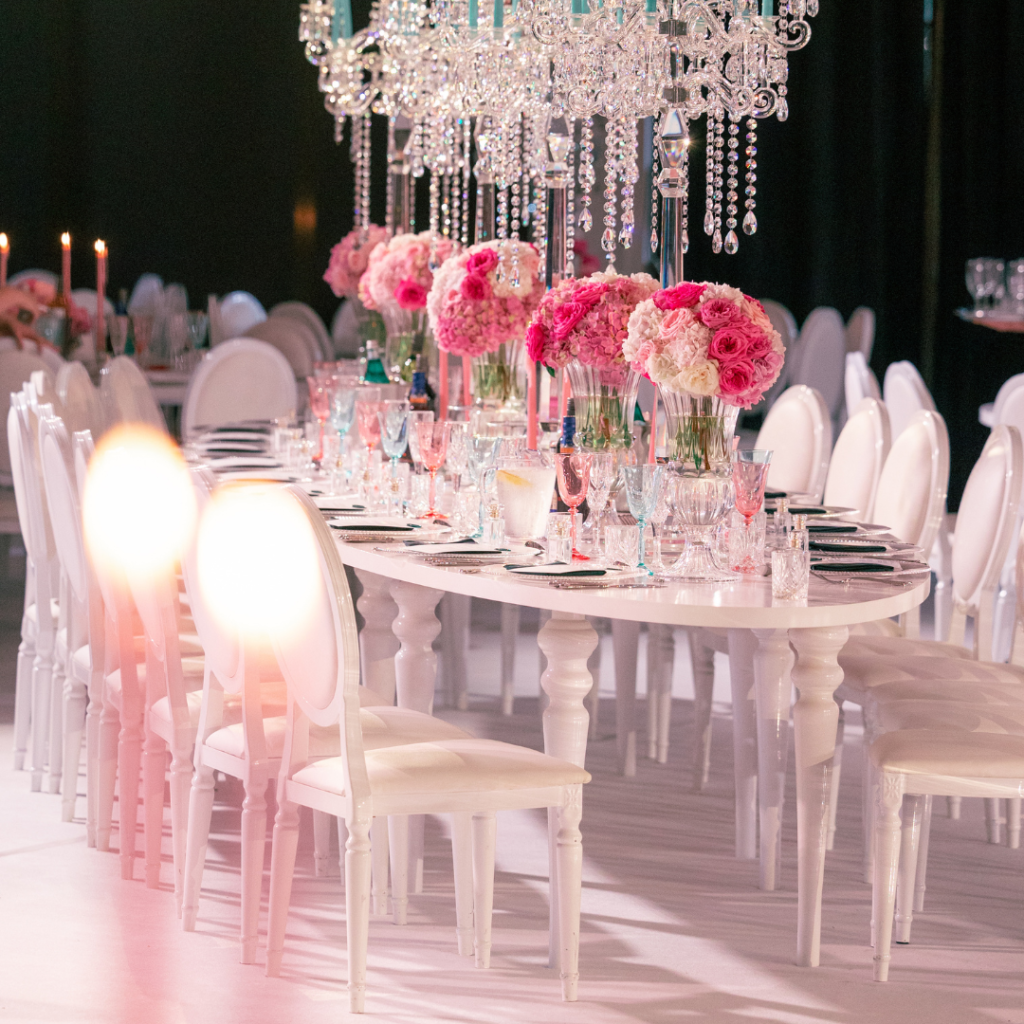 Blanca White Oval Table - Optimum Event Hire