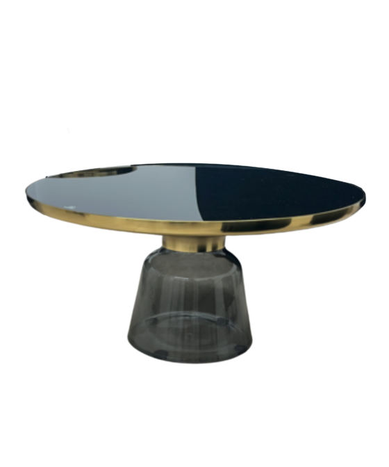 Black Smoke/Gold Coffee Table Hire