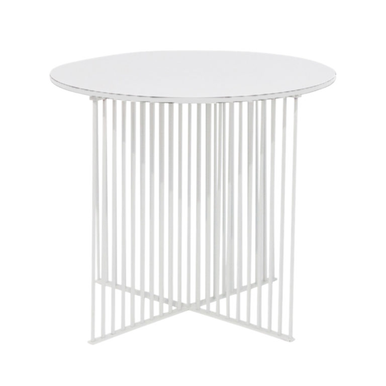 White Linea Coffee Table Hire