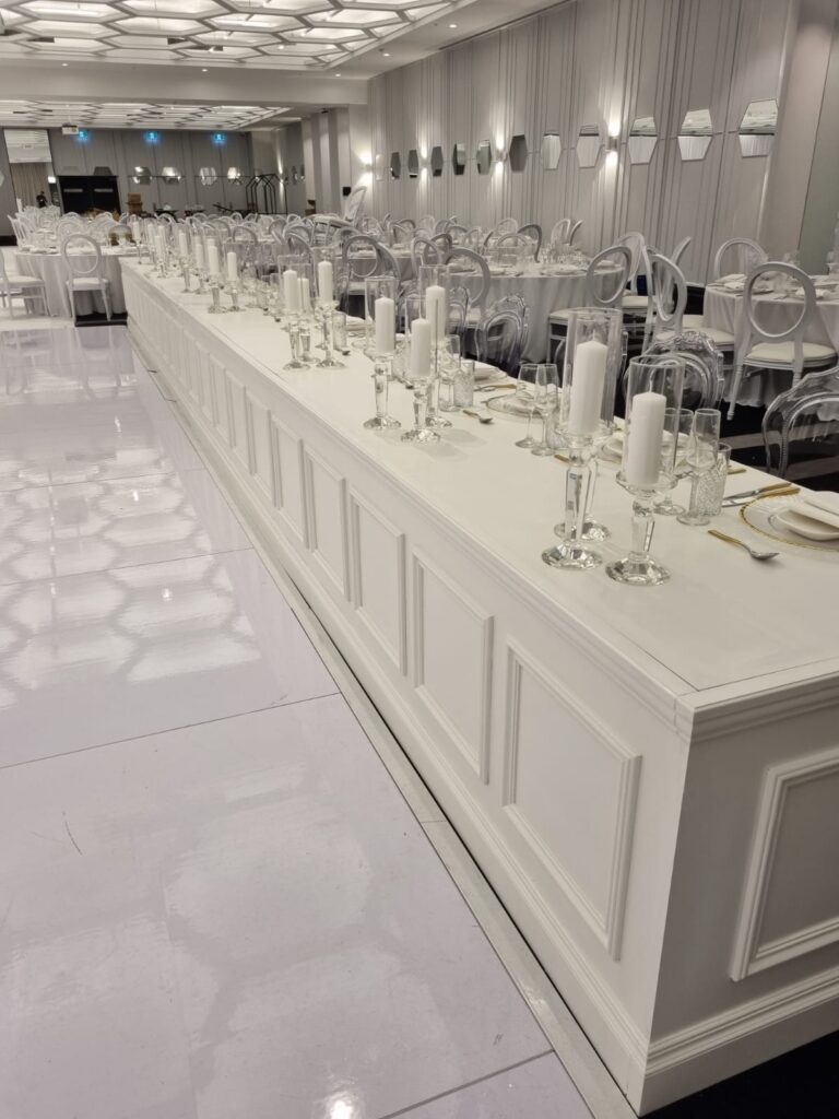 French VIP Guest Table - Optimum Event Hire