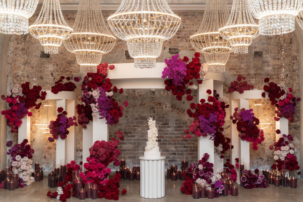 Semi Circle Floral Structure