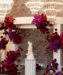 Semi Circle Floral Structure