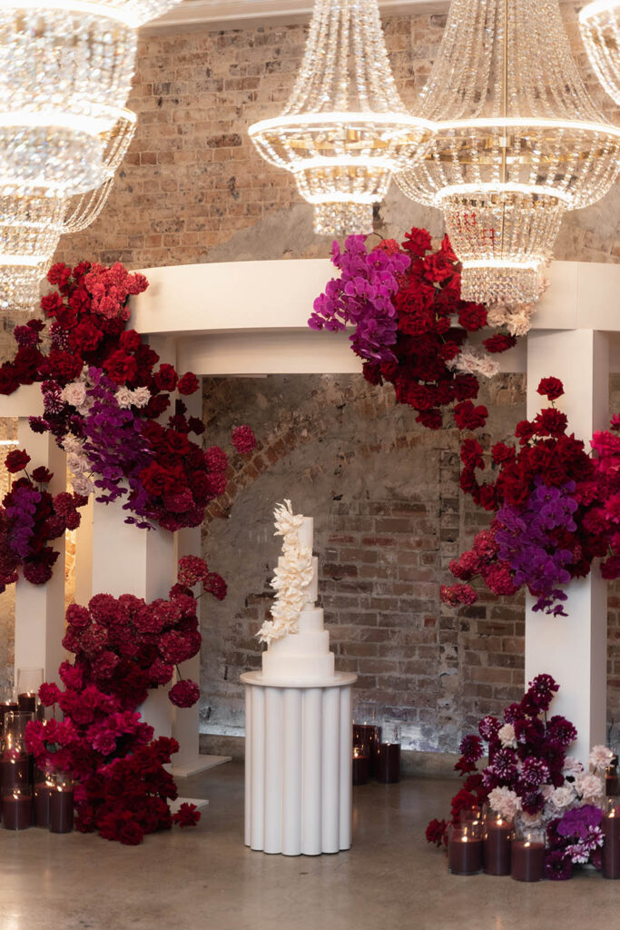 Semi Circle Floral Structure