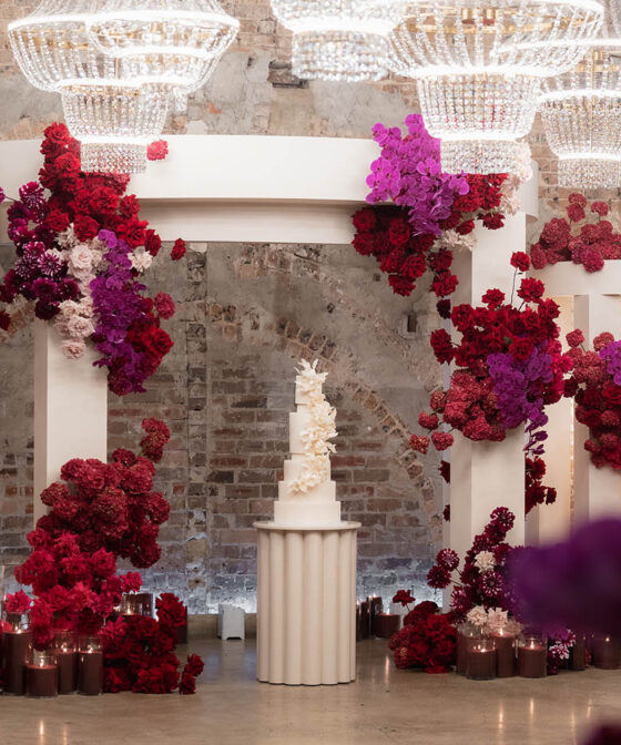 Semi Circle Floral Structure