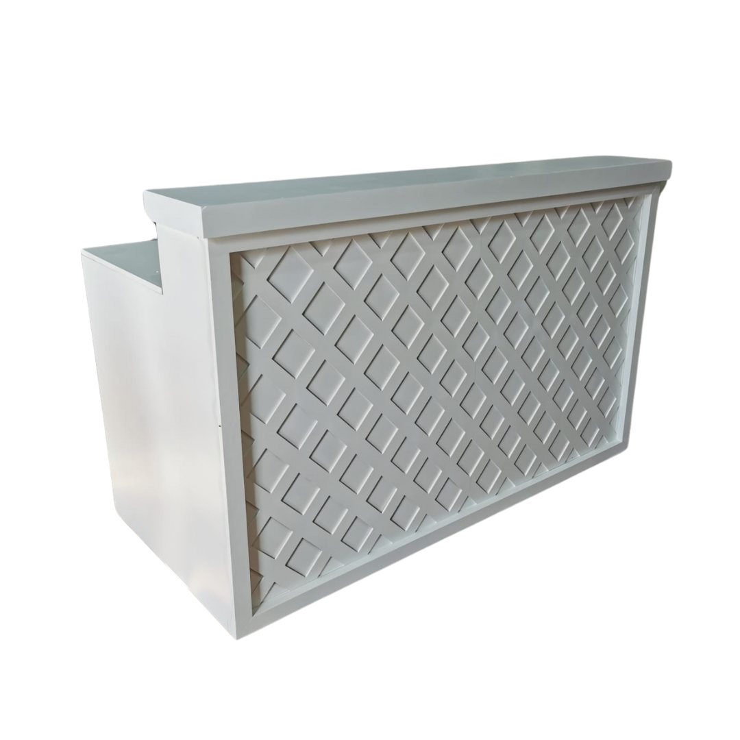 White Diamond Service Bar - Optimum Event Hire