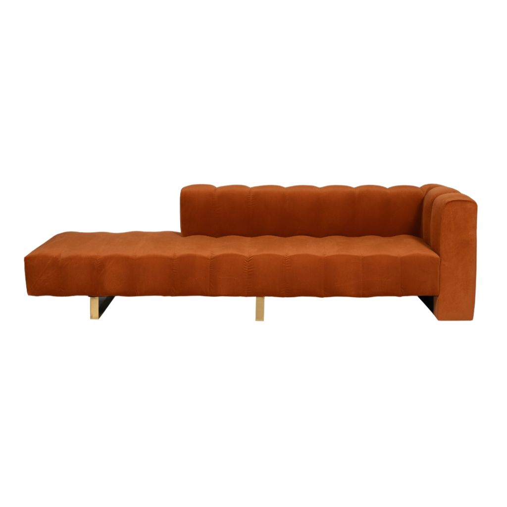 Rust Sofa Lounge Furniture Hire