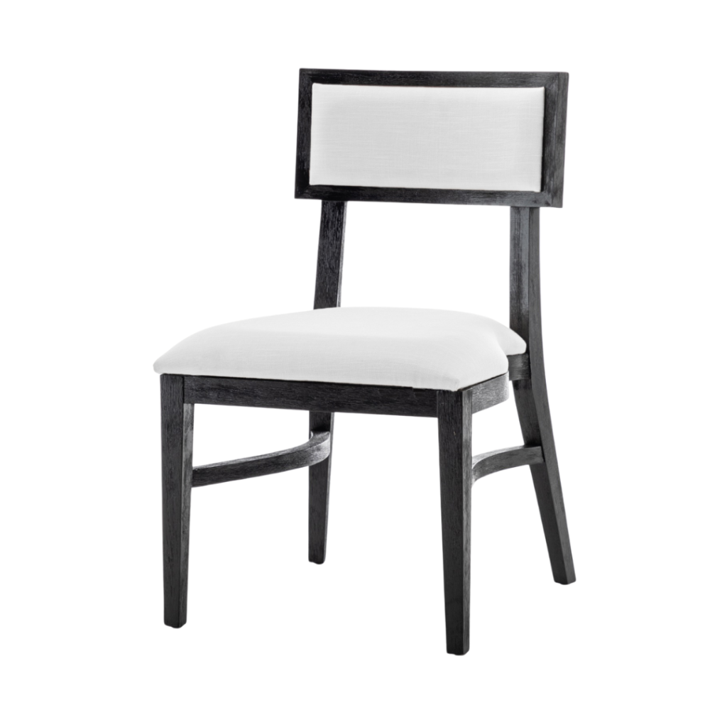 Black Duke Chair White Cushions - Optimum Event Hire