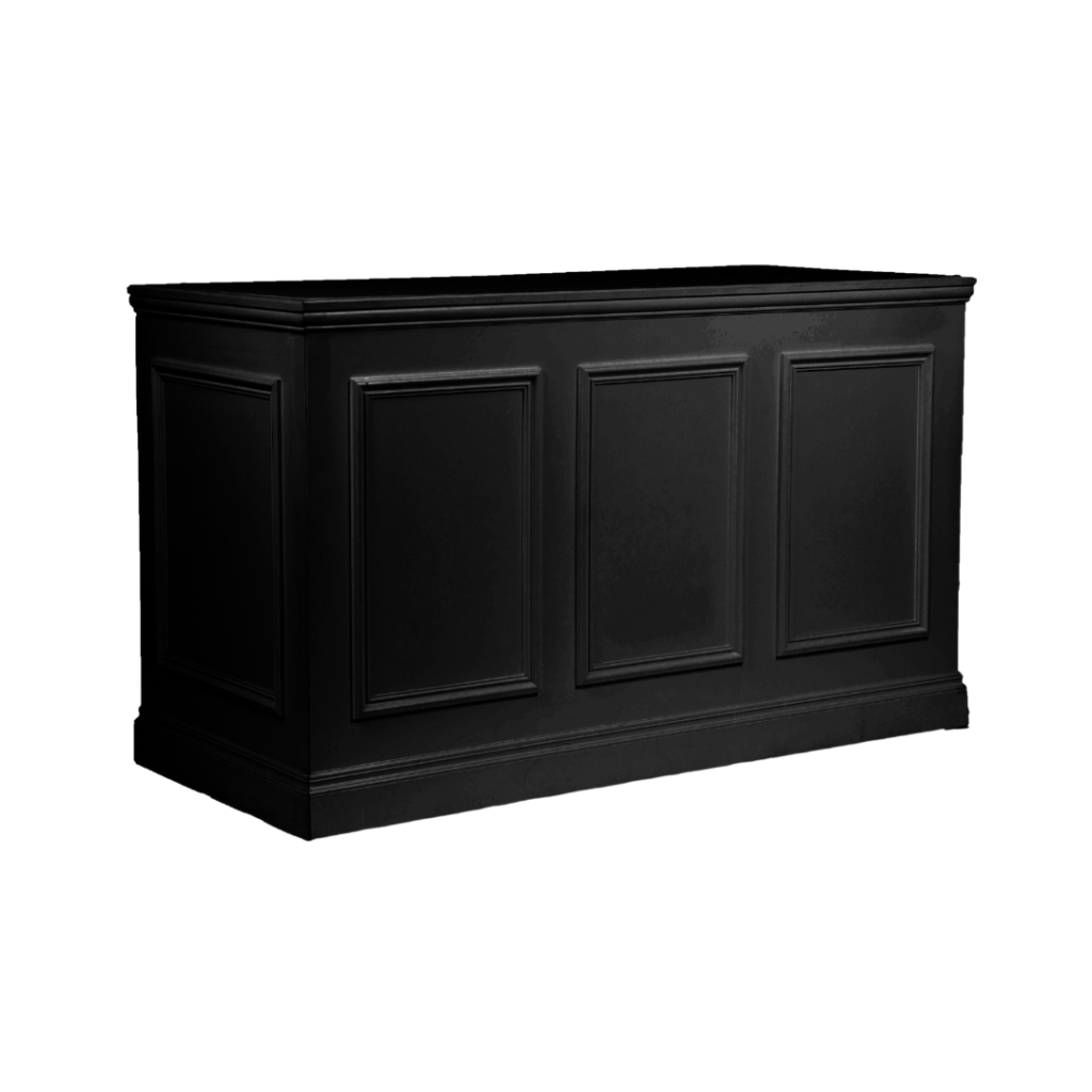 French Service Bar Black - Optimum Event Hire