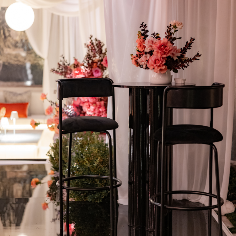 Unico Black Bar Stool - Optimum Event Hire