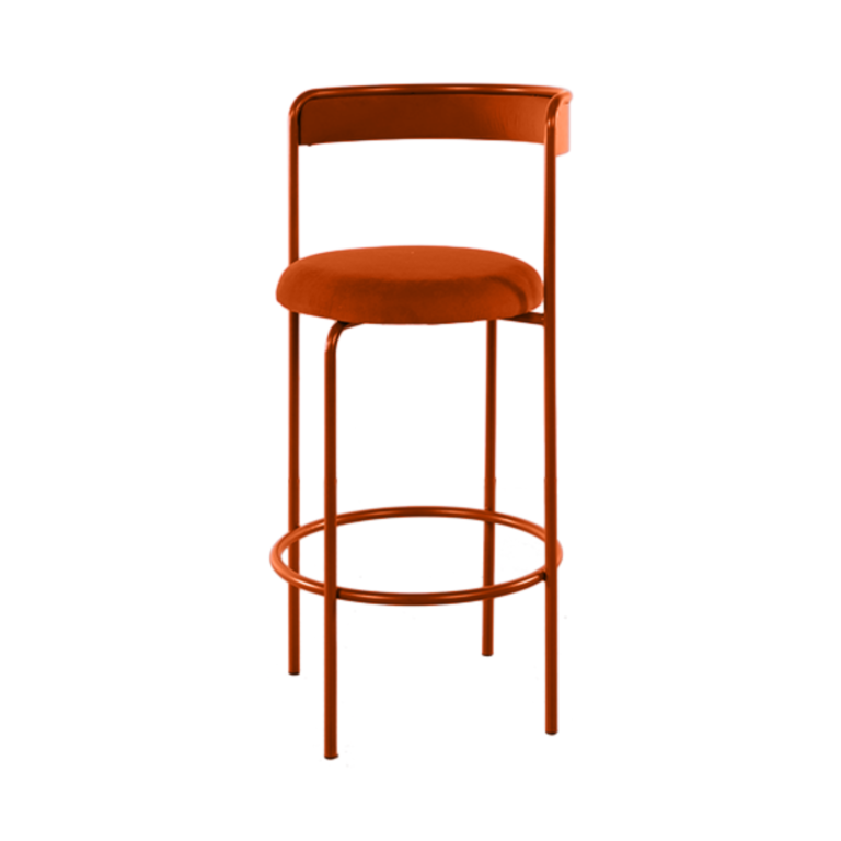 Rust Unico Cocktail Bar Stool Hire
