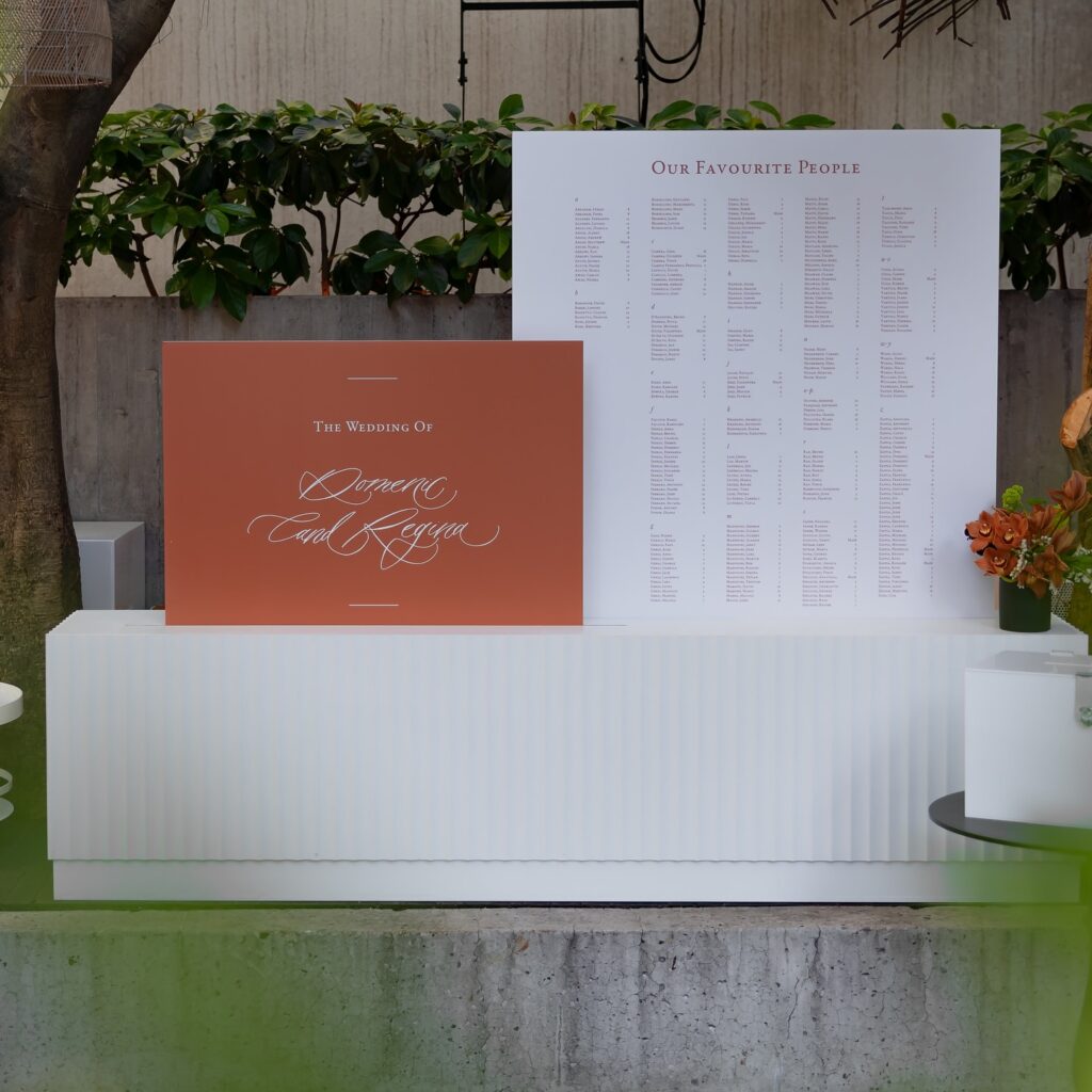Wave Seating Chart Box - Optimum Event Hire