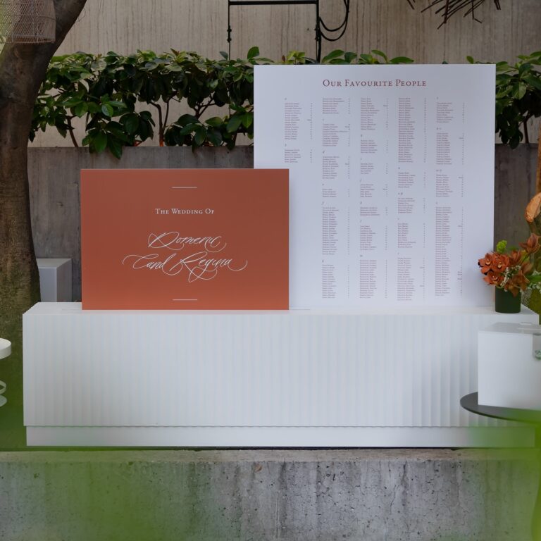 Wave Seating Chart Box - Optimum Event Hire
