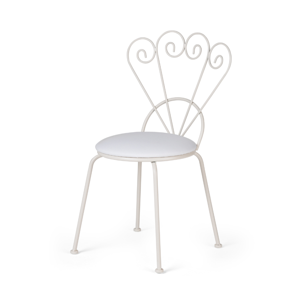 Capri Swirl Chair White