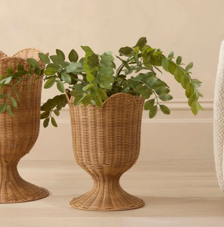 Rattan Urn Basket - Optimum Event Hire